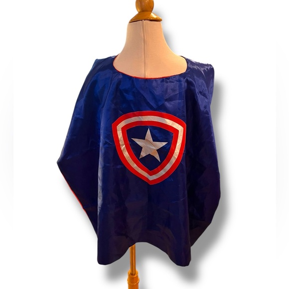 Toys | Superhero Cape Captain America Kids Costume Pretend Play Party ...